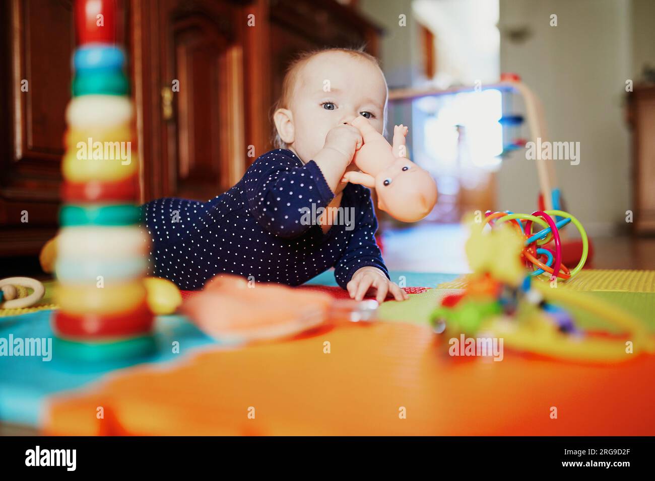 Children playing at creche hi-res stock photography and images - Alamy