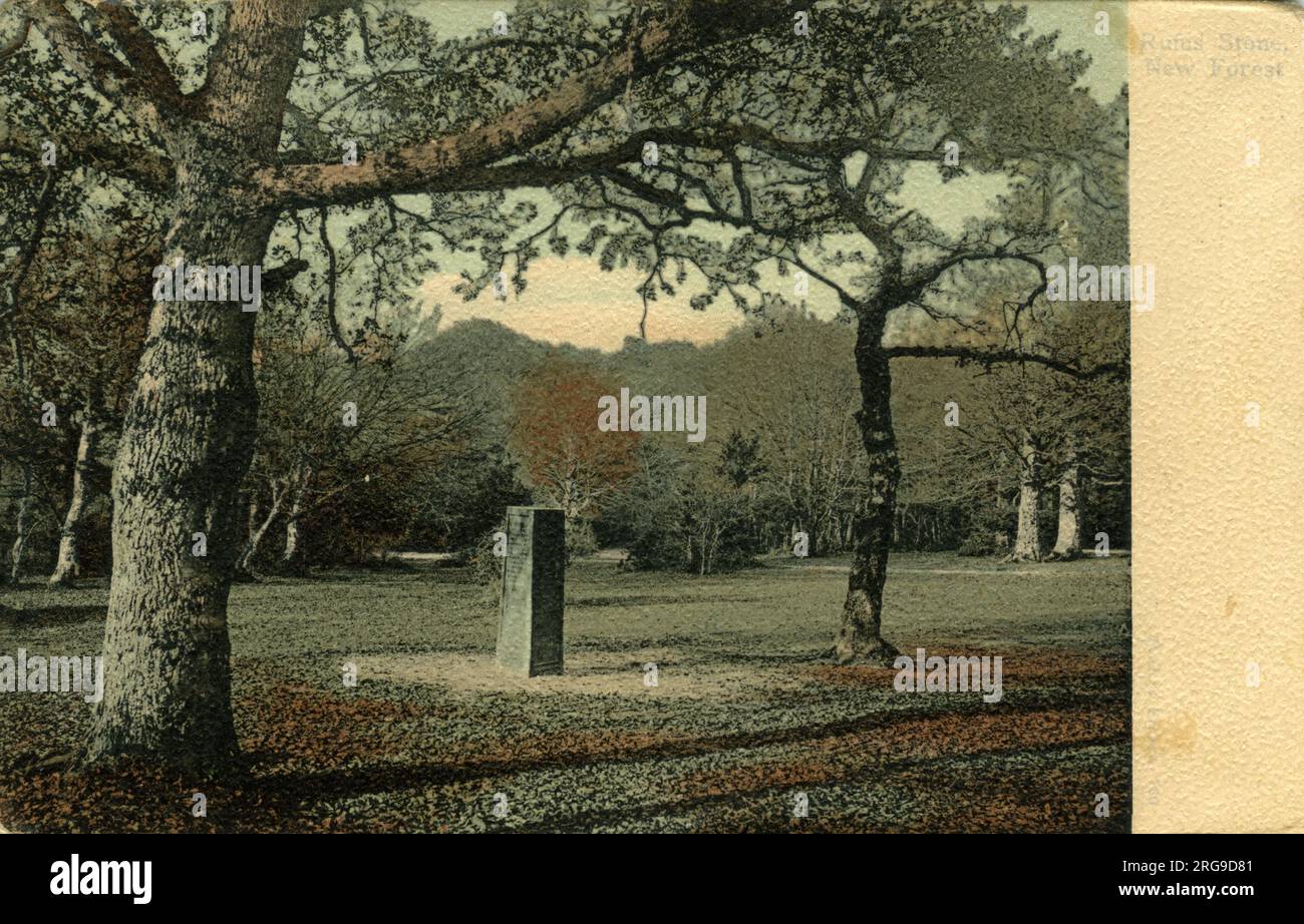 Rufus Stone - Memorial to King William II, New Forest, Hampshire ...