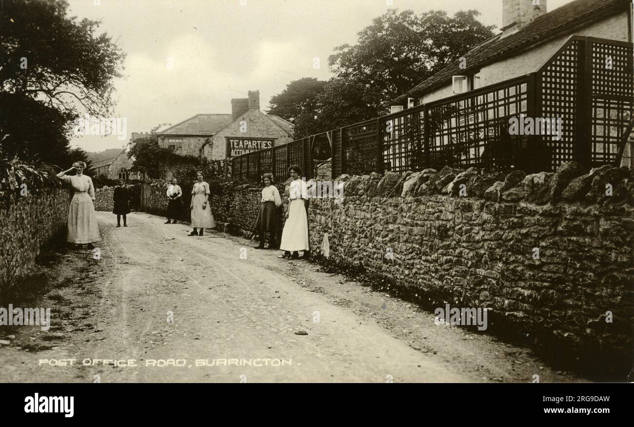 Tea Room and Ladies, Post Office Road, Burrington, Cheddar, Mendip ...