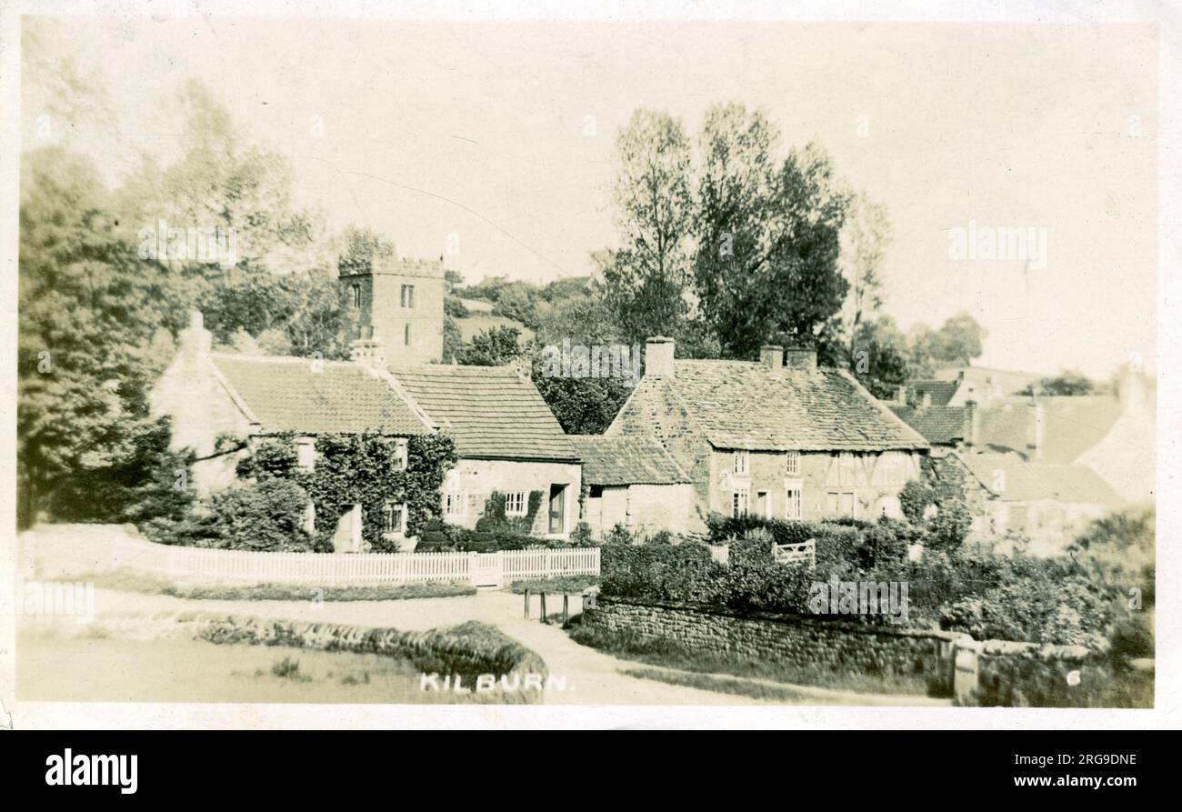 The Village, Kilburn, York, Easingwold, Yorkshire, England Stock Photo ...