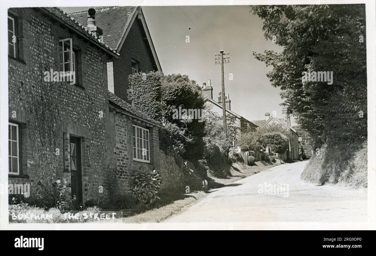 The Street, Burpham, Arundel, Sussex, England Stock Photo - Alamy