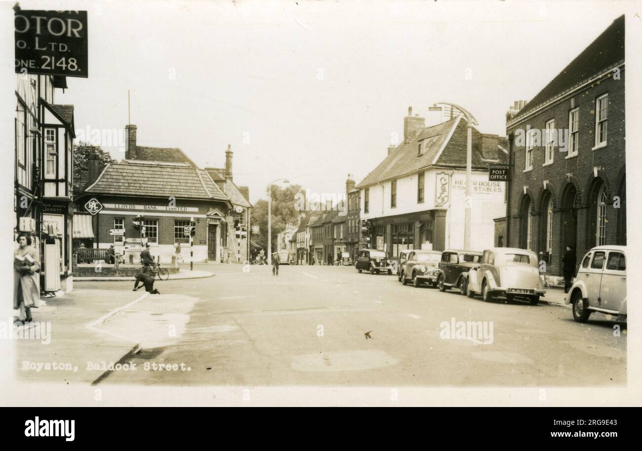 Baldock Street, Royston, Baldock, Hertfordshire, England Stock Photo ...