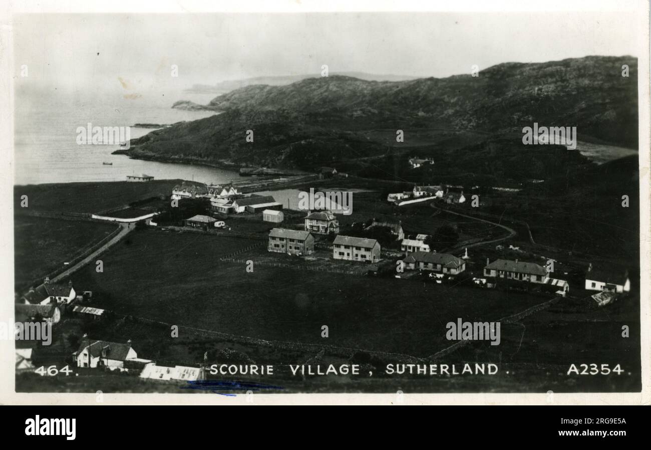 The Village, Scourie, Sutherland, Scotland Stock Photo - Alamy