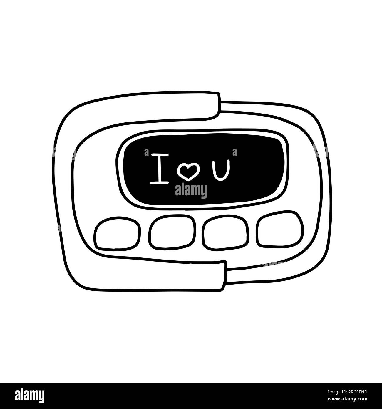 Vintage pager hi-res stock photography and images - Alamy