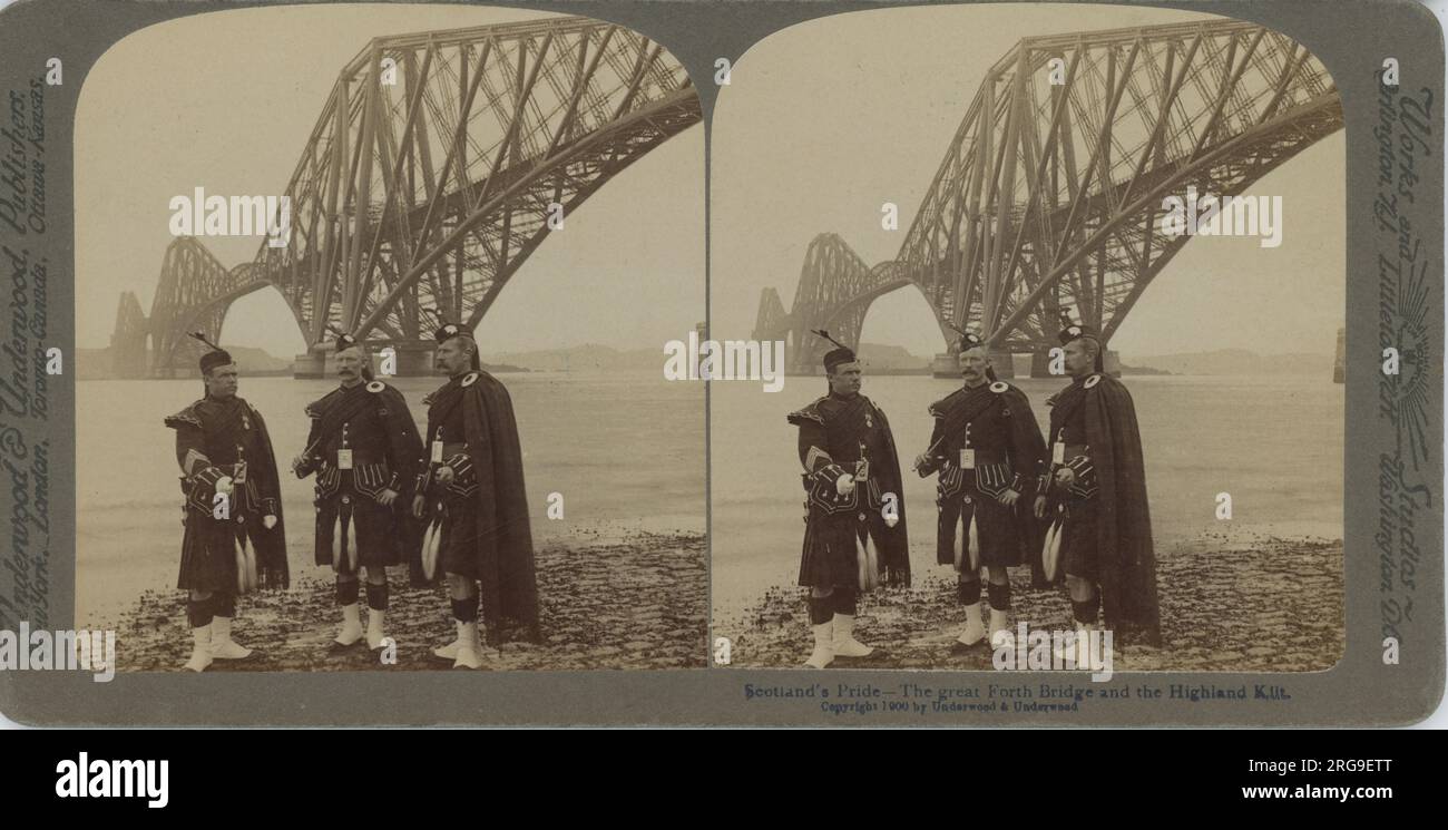 The Fourth Bridge with Three Highland Gaurds , Firth of Fourth ...