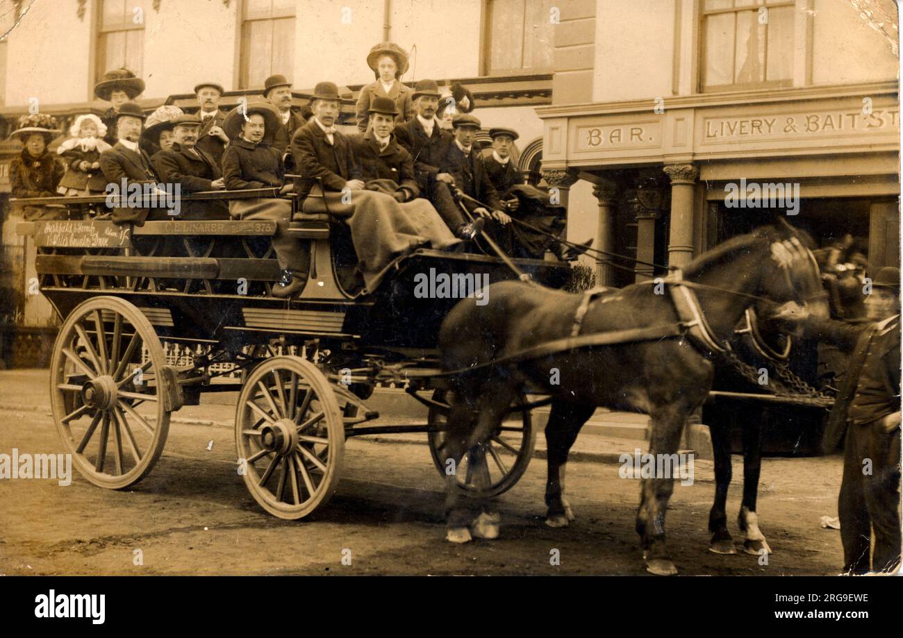 Freshfield & Formby Stage Coach, Southport, Lancashire, England Stock ...