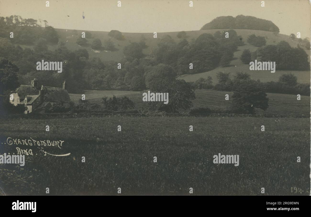 Prehistoric Fort Earthwork, Chanctonbury Ring, Washington - Steyning ...