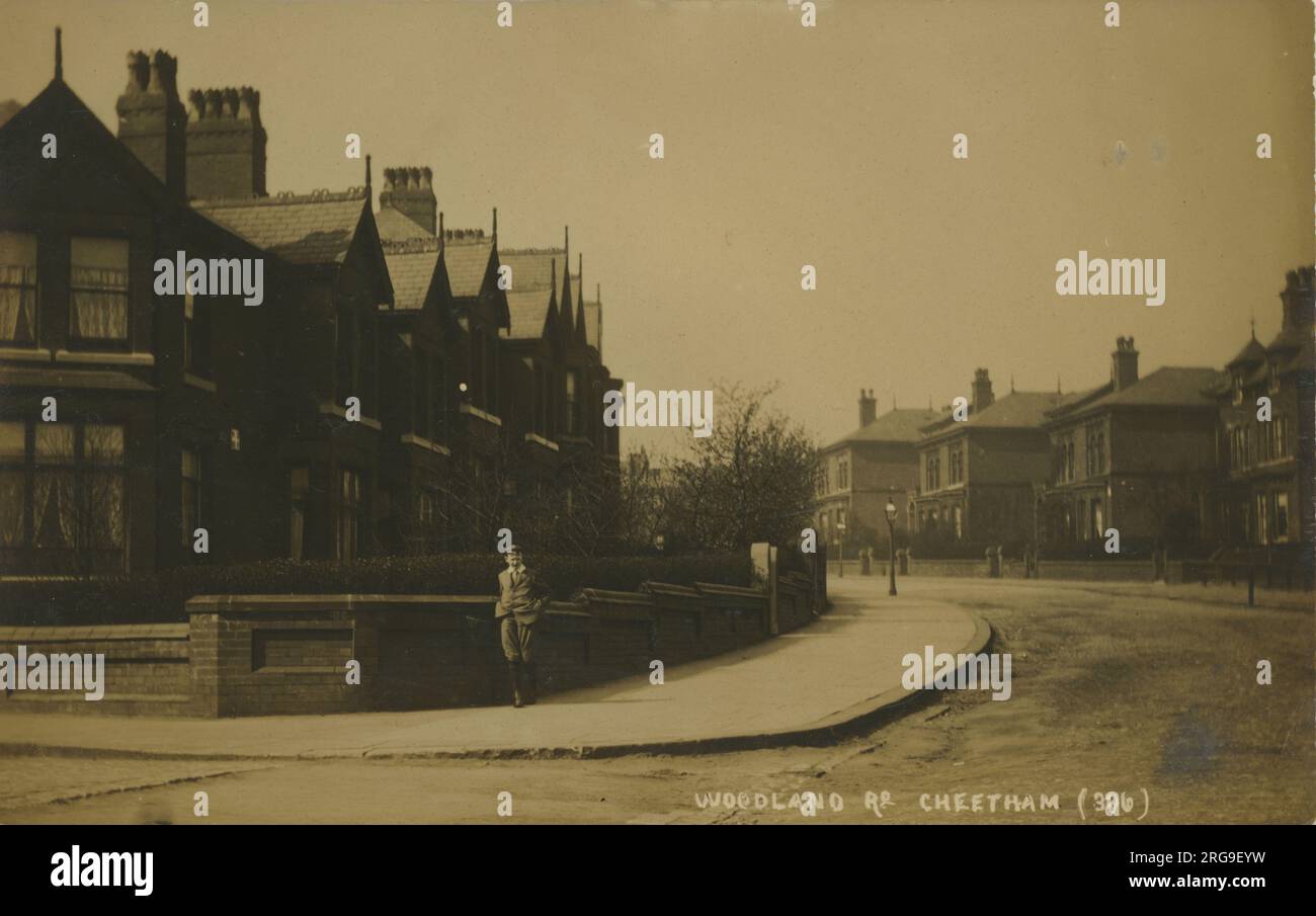 Woodland Road , Cheetham, Manchester, Lancashire, England Stock Photo ...