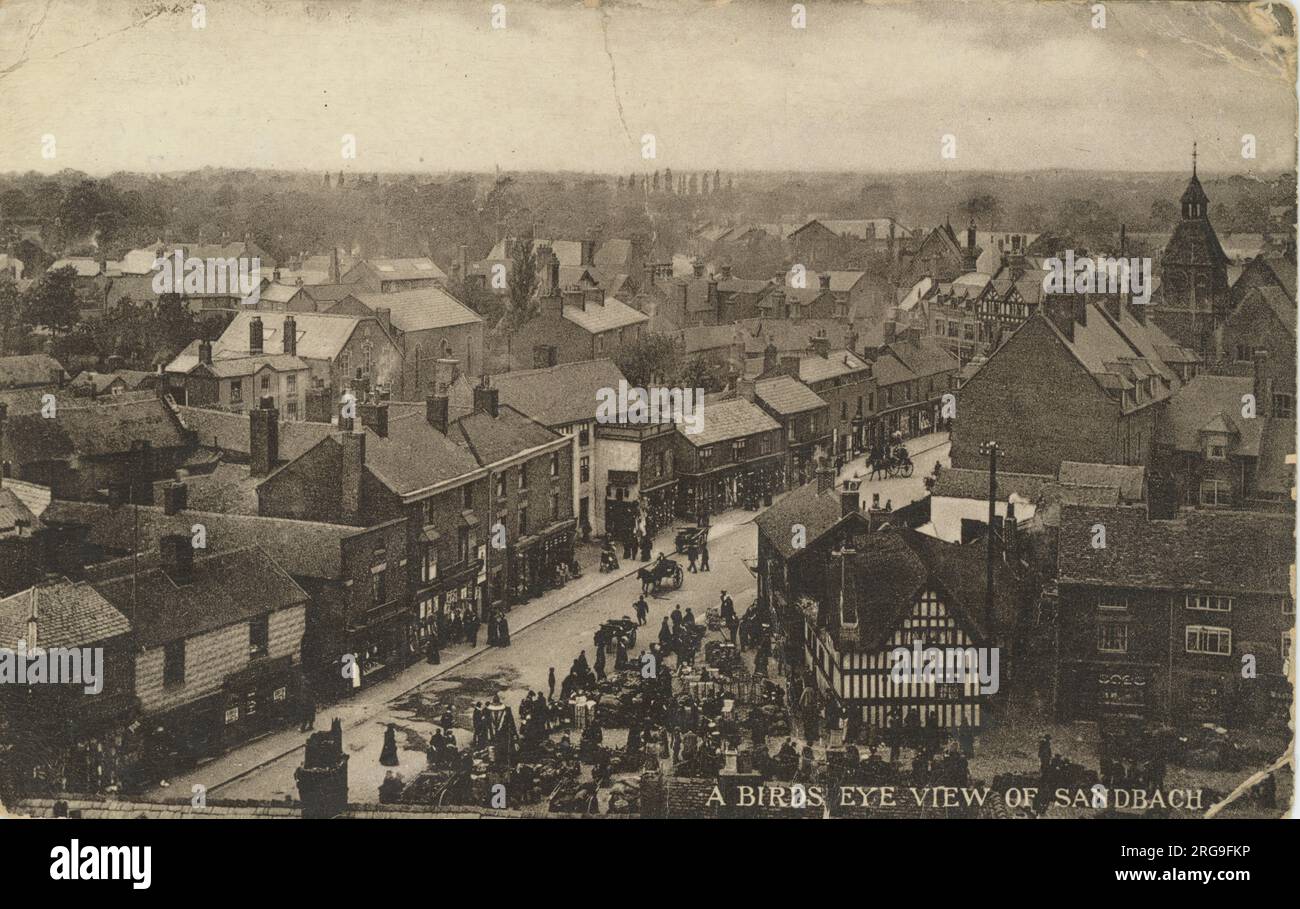 The Village, Sandbach, Crewe, Cheshire, England Stock Photo - Alamy