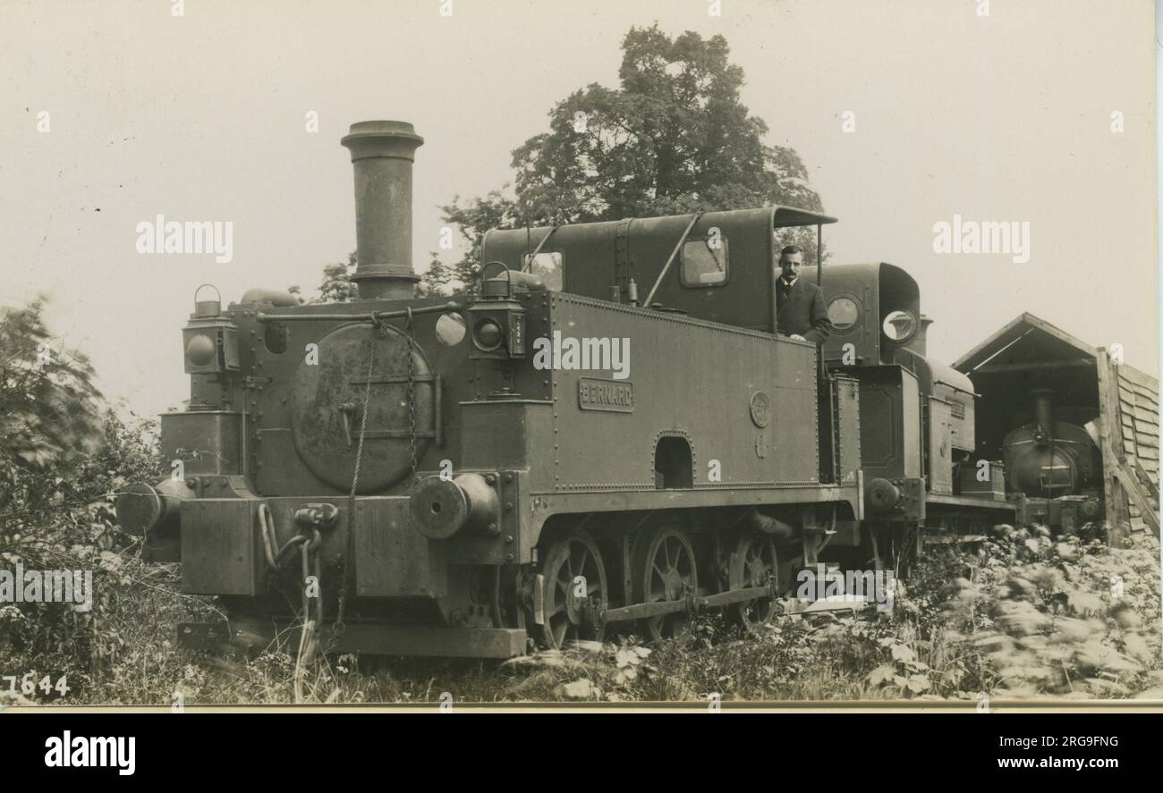 Bernard Locomotive Tank Engine, Cuffley Line Extension, Hertsfordshire ...