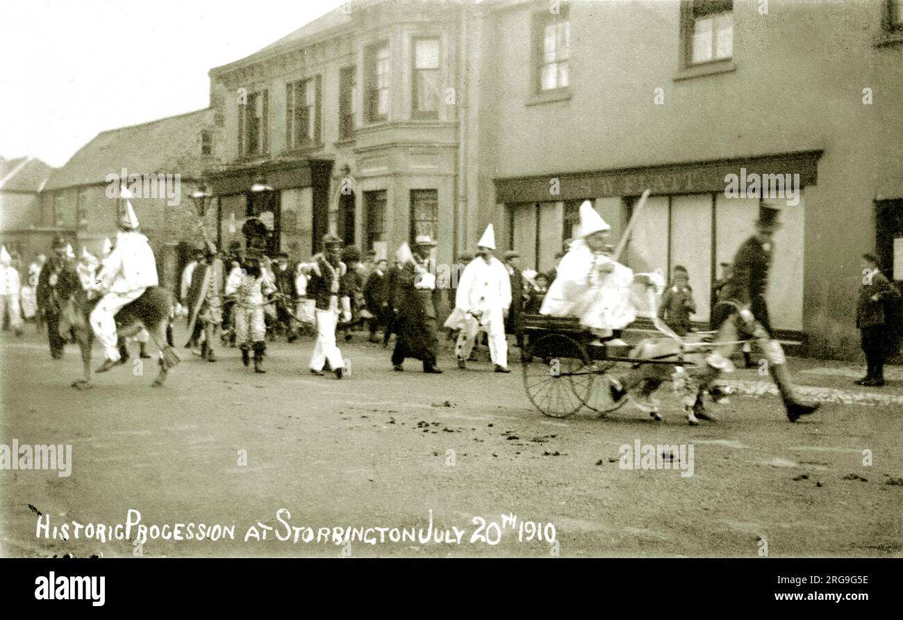 Historic Procession High Street Storrington Horsham South Downs