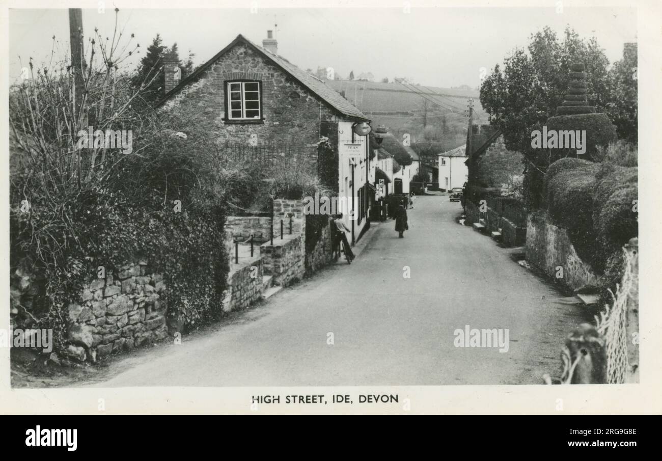 High Street, Ide, Exeter, Devon, England Stock Photo - Alamy