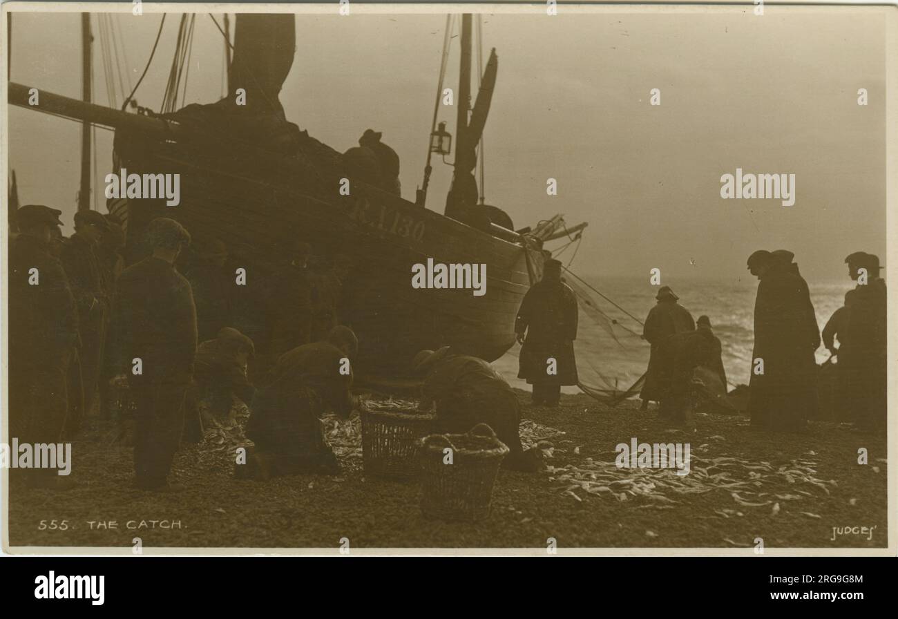 Landing Fish, Rye, Hastings, Sussex, England Stock Photo - Alamy