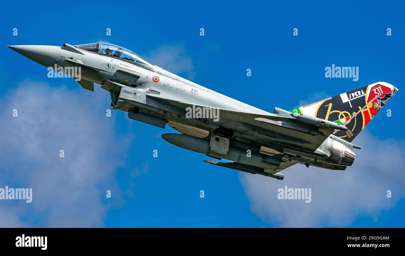 Eurofighter Typhoon of the Italian Air Force Stock Photo - Alamy