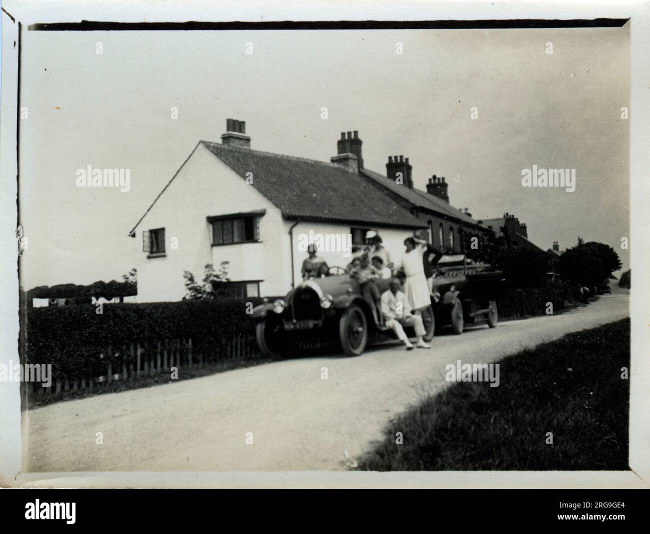 Horstman and Overland Vintage Cars, Possibly at Nottingham ...