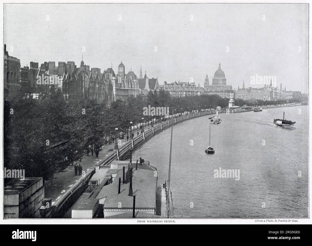 London victoria embankment river hi-res stock photography and images ...