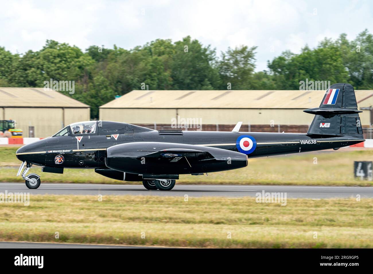 Martin Baker's Gloster Meteor Stock Photo - Alamy
