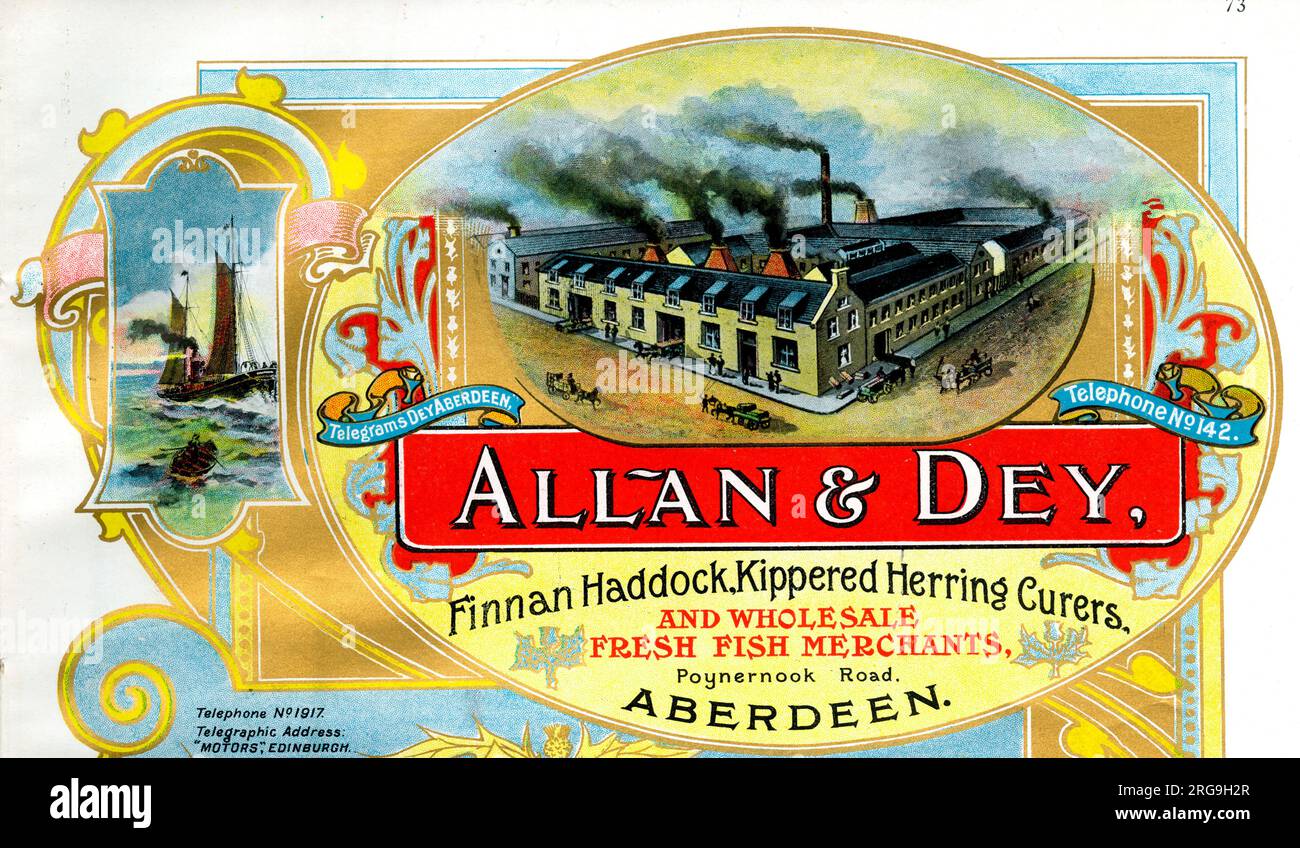 Allan and Dey, Fish Merchants, Aberdeen - Scotland's Industrial ...