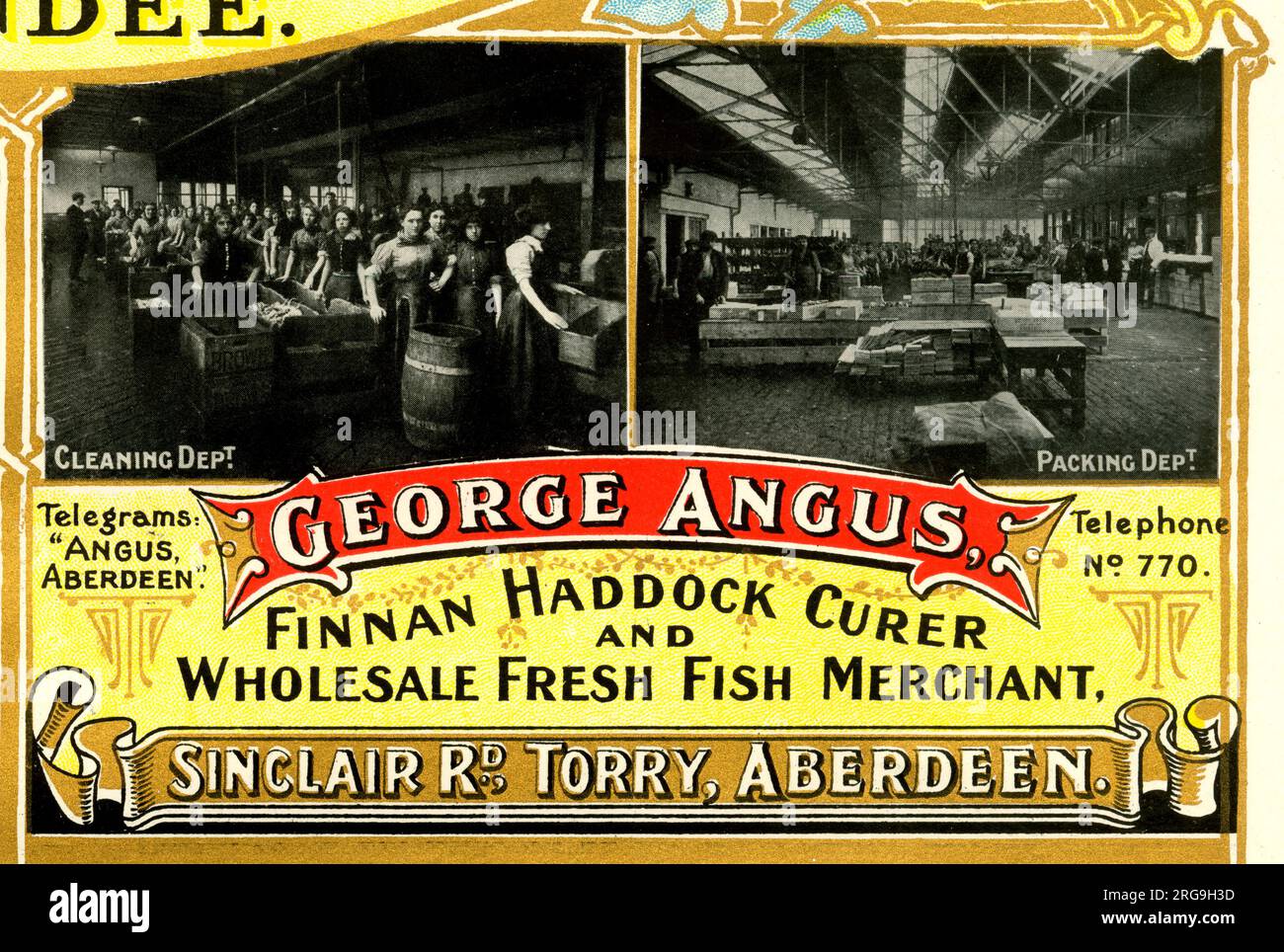 George Angus, Fish Merchant, Aberdeen - Scotland's Industrial Souvenir ...