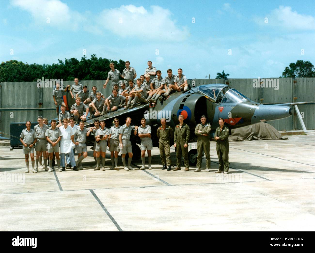 RAF Belize - No.1417 Flight RAF, July 1990 informal photograph. Taken ...
