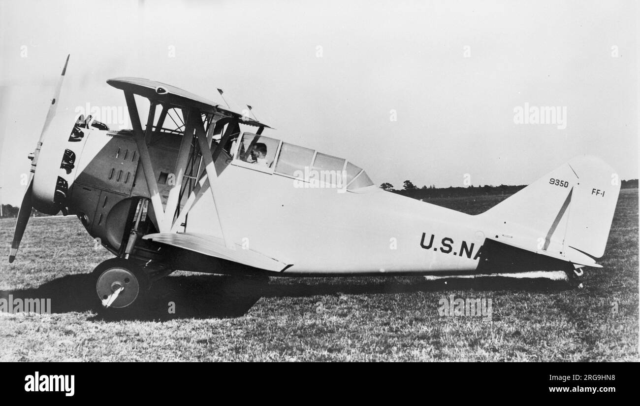 The first production Grumman FF-1, Bureau of Aeronautics number 9350 ...