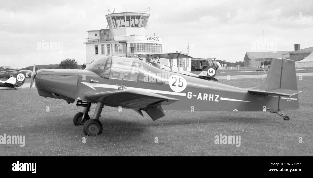 Rollason D.62A Condor G-ARHZ at Teeside for the 1965 Kings Cup Air Race ...