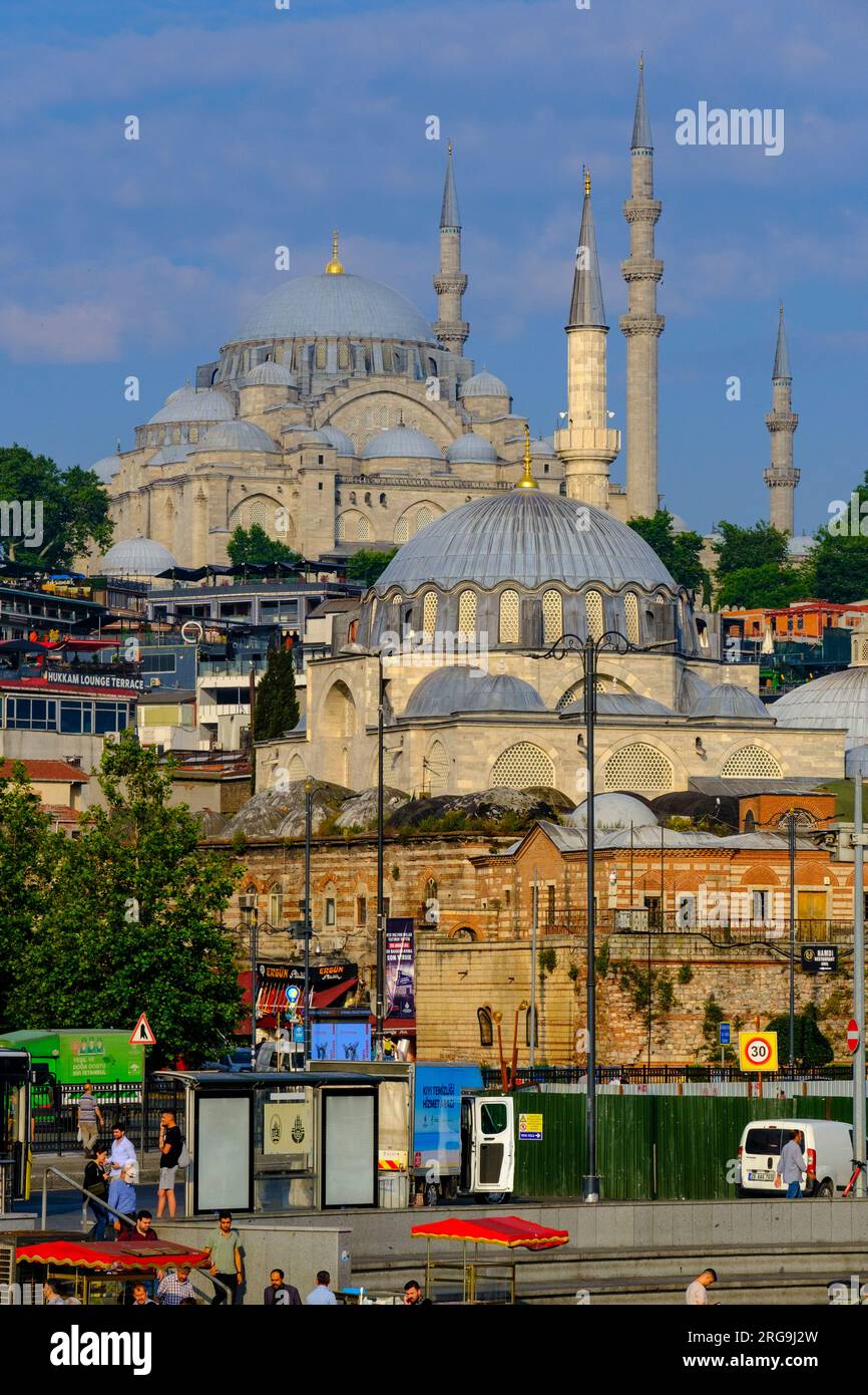 Istanbul, Turkey, Türkiye. Süleymaniye Mosque, Mosque of Suleyman the ...