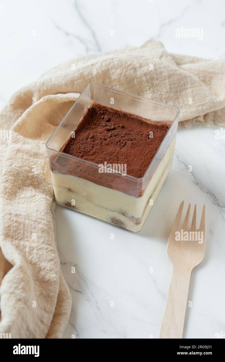 Classic Tiramisu cake Stock Photo - Alamy
