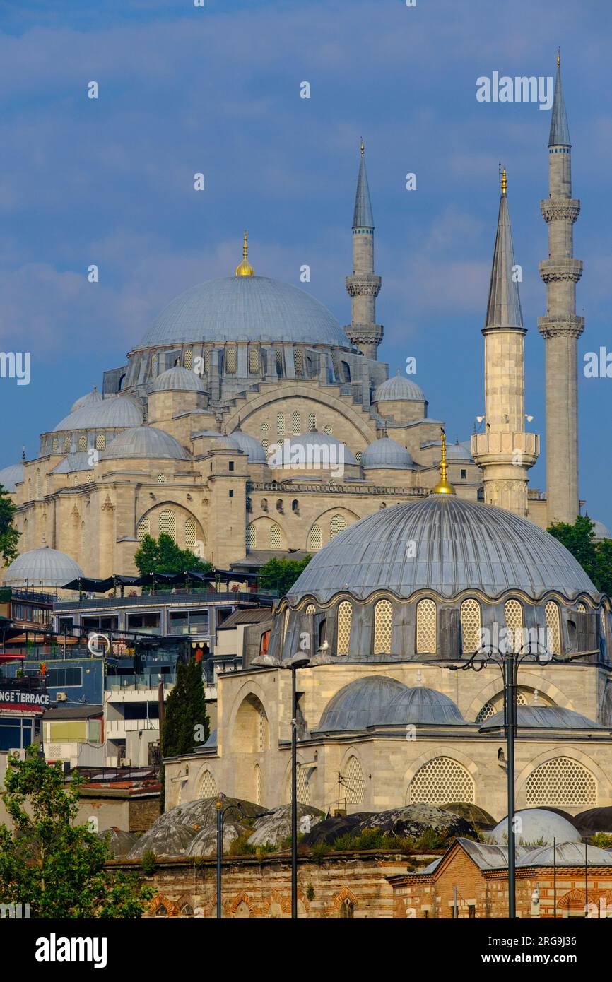 Istanbul, Turkey, Türkiye. Süleymaniye Mosque, Mosque of Suleyman the ...