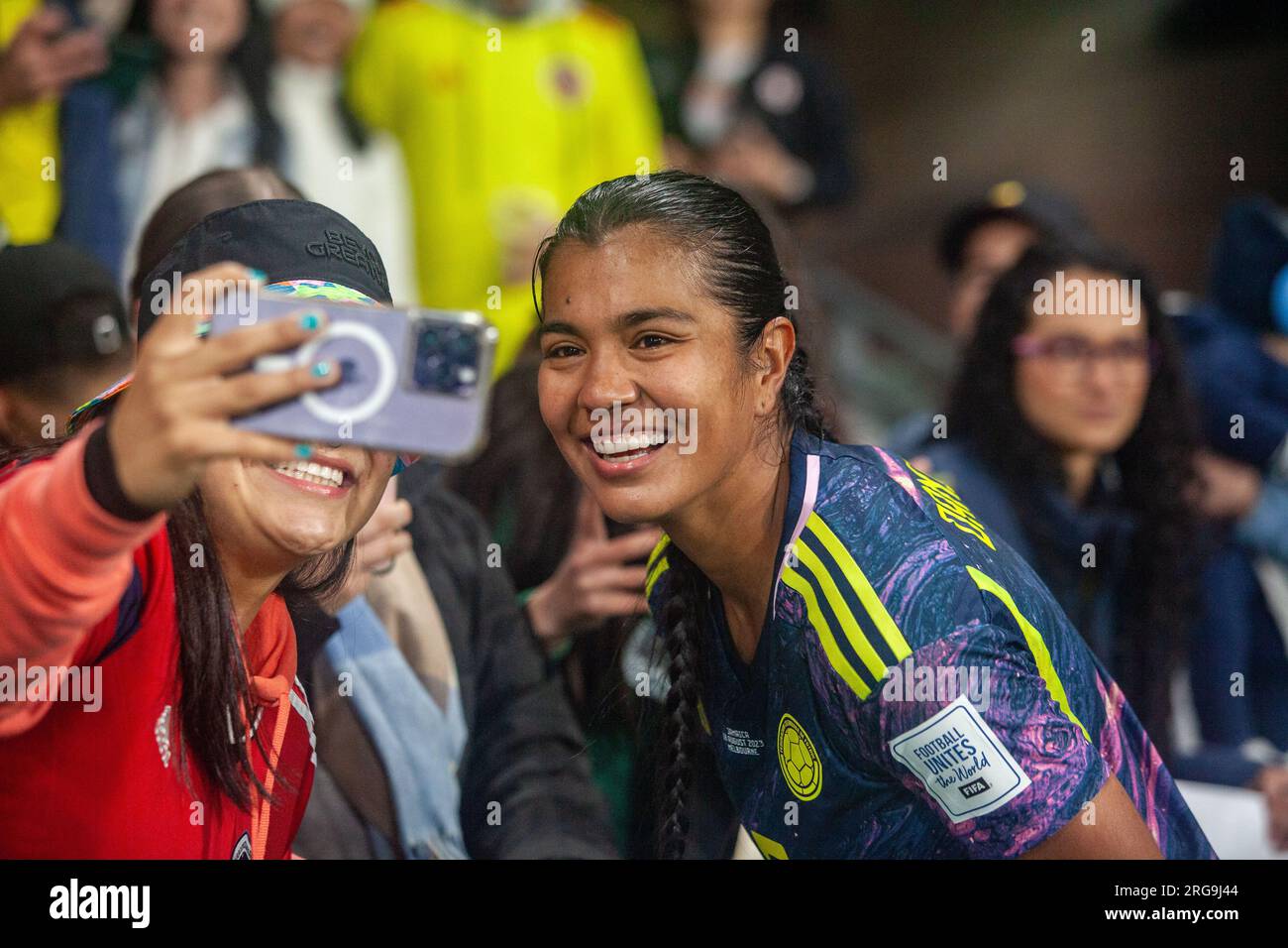 Melbourne, Australia. 08th Aug, 2023. Daniela Arias of Colombia with ...