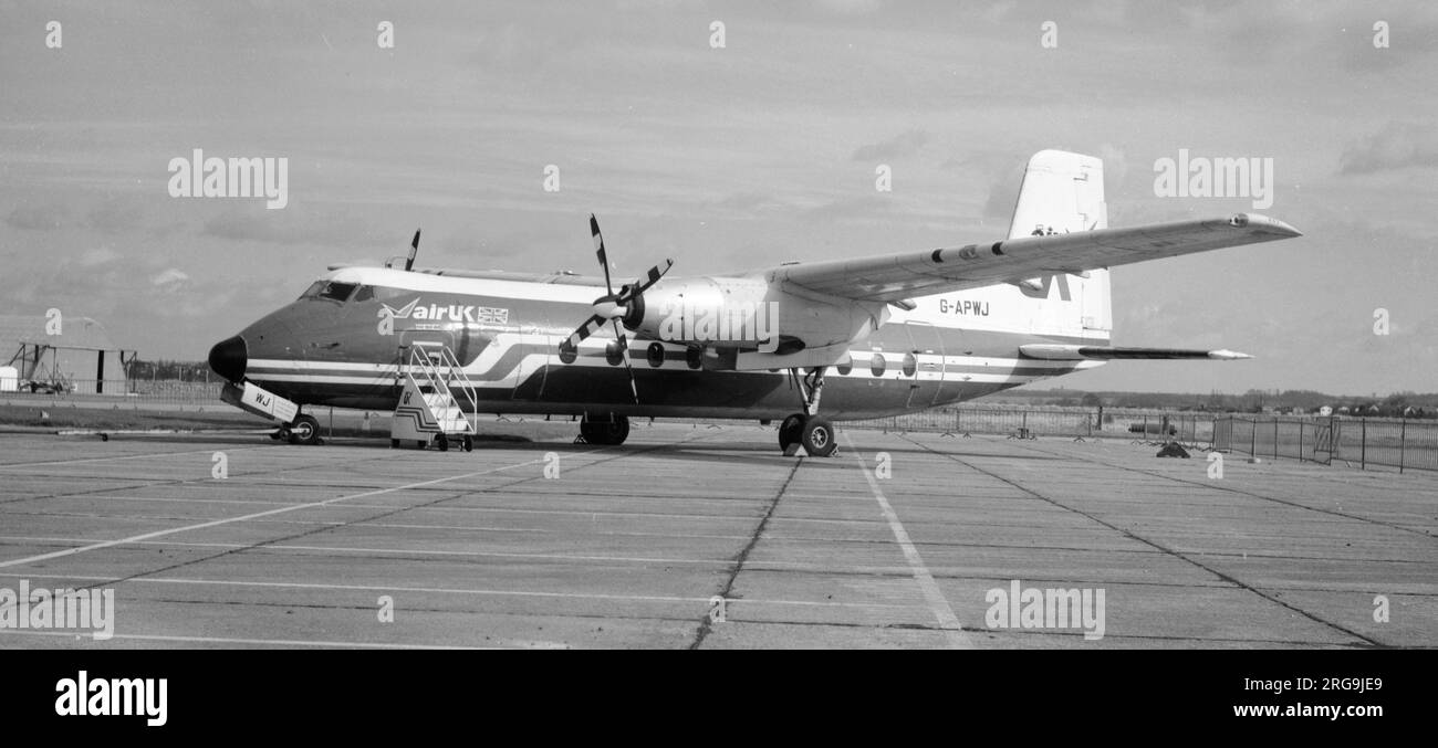 Handley Page HPR.7 Herald 201 G-APWJ (built 1963) at Duxford on ...
