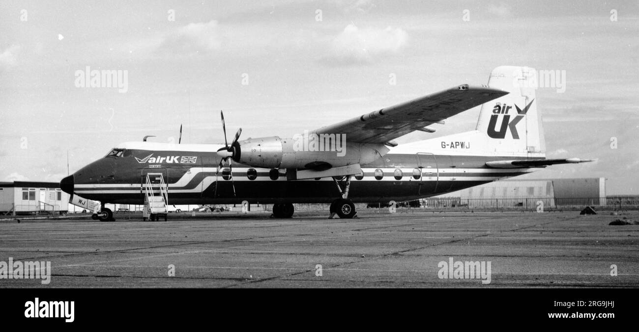 Handley Page HPR.7 Herald 201 G-APWJ of Air UK (built 1963) at Duxford ...