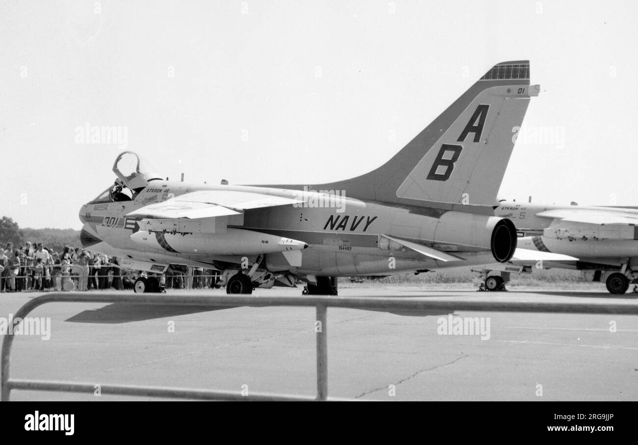 United States Navy (USN) Ling Temco-Vought A-7B-3-CV Corsair II 154482 ...