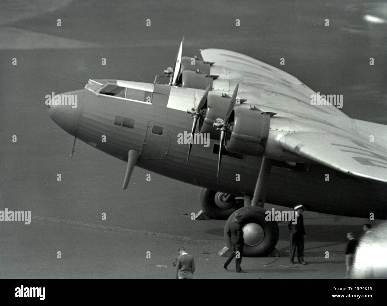 Croydon Airport - The sole Fokker F.XXXVI PH-AJA of KLM (Koninklijke ...