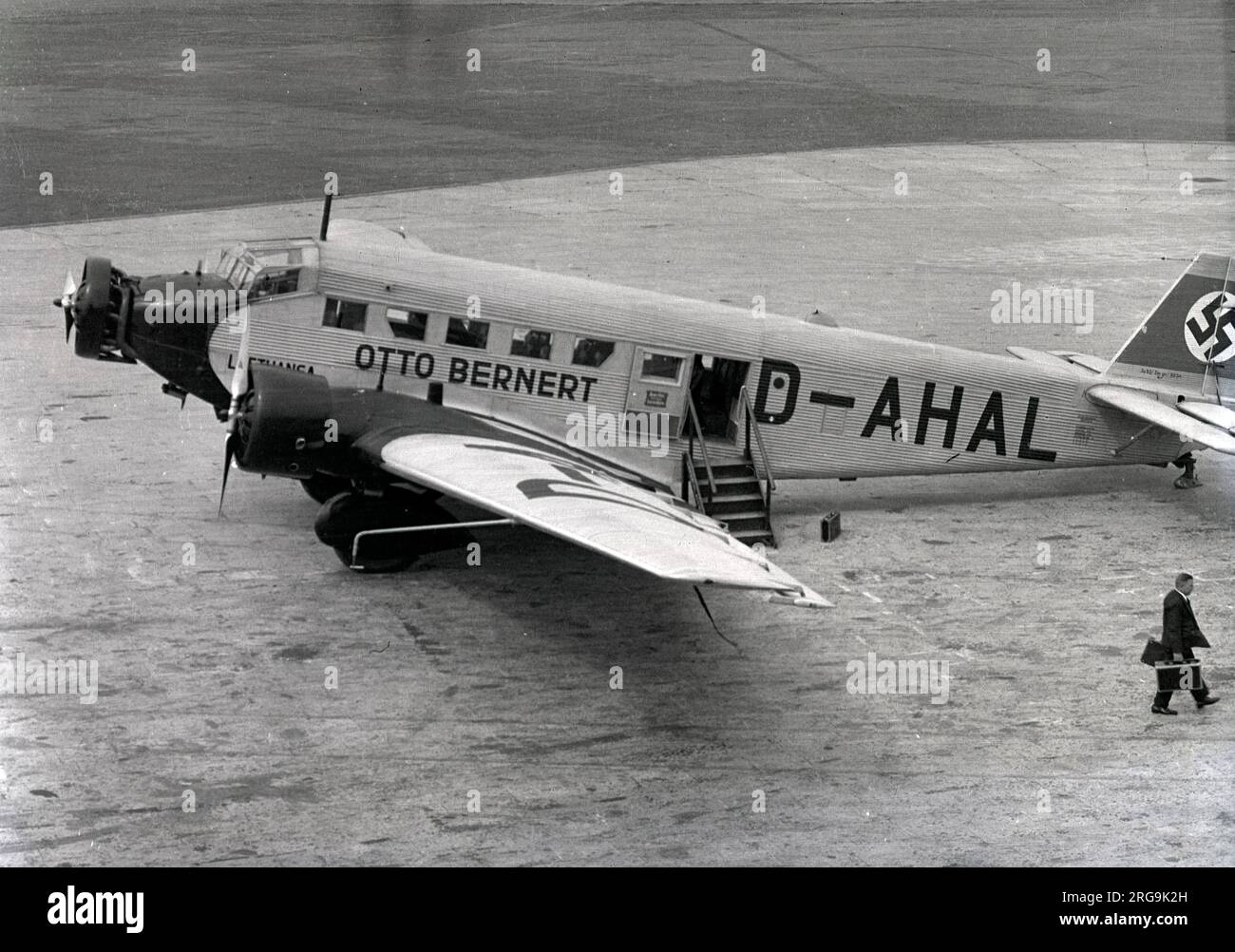 Junkers Ju52/3m D-AHAL Otto Bernert (msn 5034), of Deutsche LuftHansa ...