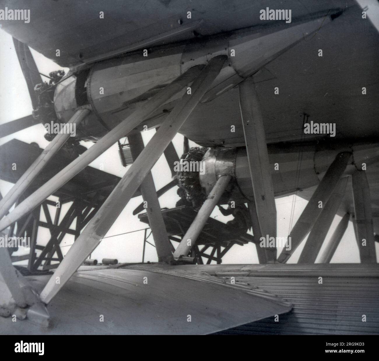 Handley Page HP.42W Western of Imperial Airways Ltd., on the apron at ...