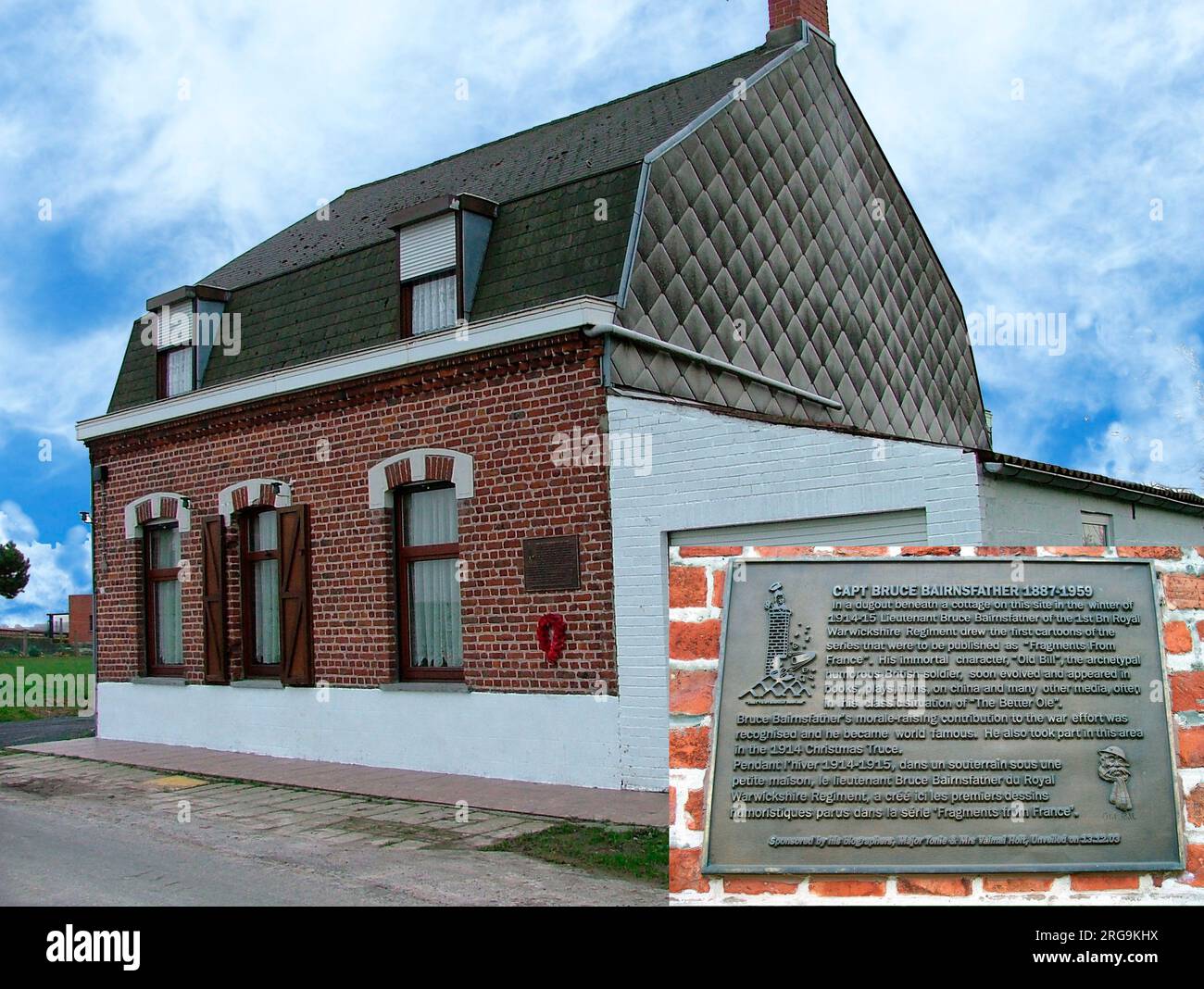 The rebuilt cottage stands on the site of the original building in ...
