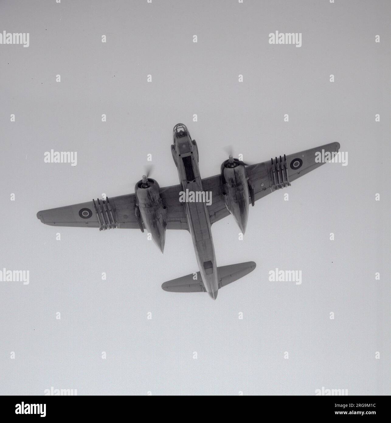 Royal Air Force Douglas DB-7B Boston III with rockets. Much confusion ...