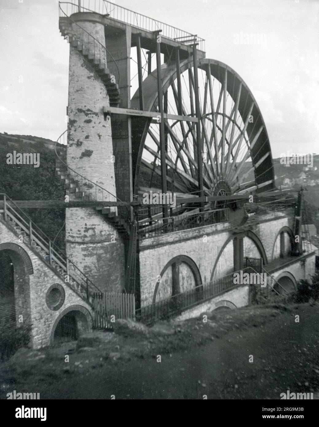 The Laxey Wheel - Isle of Man Stock Photo - Alamy