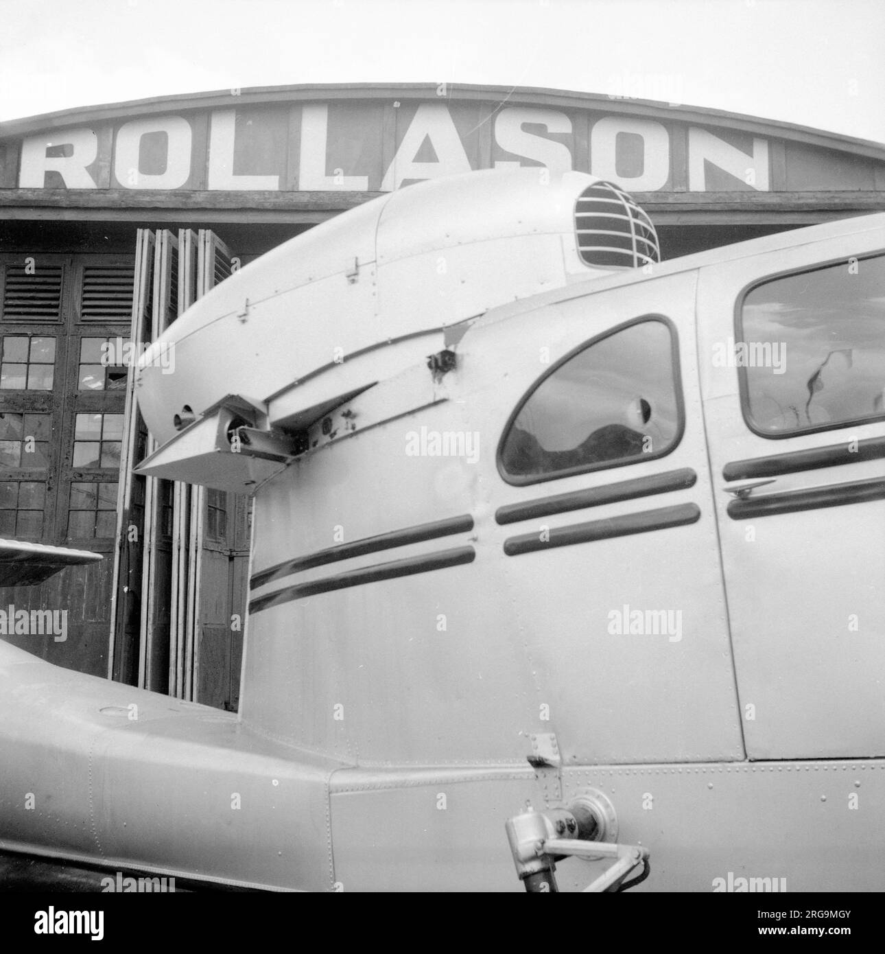 Republic RC-1 Seabee assembly at Croydon Airport, carried out by ...