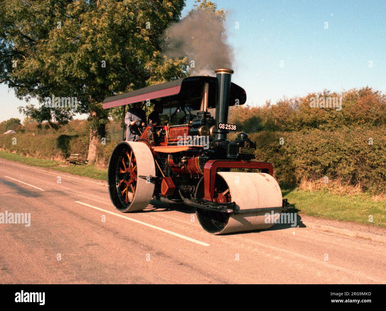 Fowler Road Roller, regn, GS 2538, number 18882, No.1. Built in 1931 by ...
