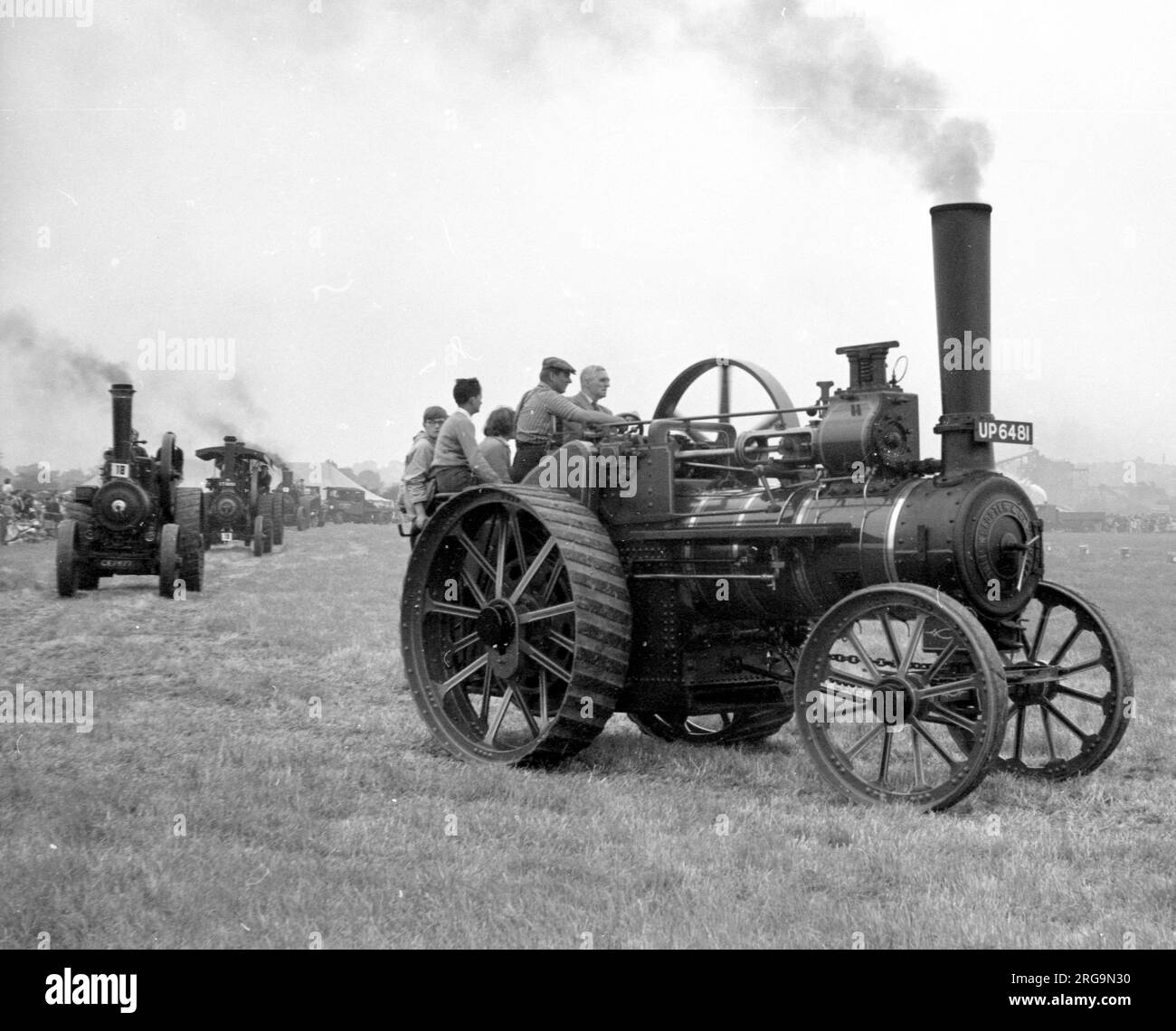 Powered by a 7 nhp single cylinder steam engine hi-res stock ...