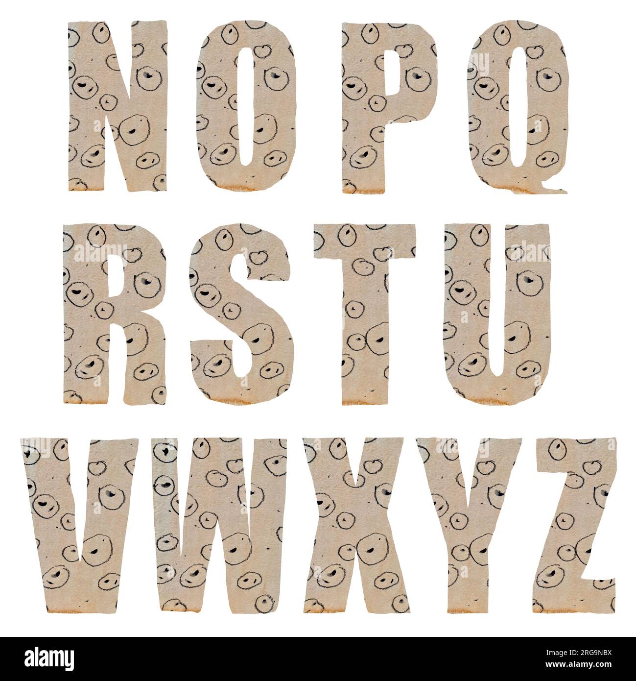 Paper cut out font letter hi-res stock photography and images - Alamy