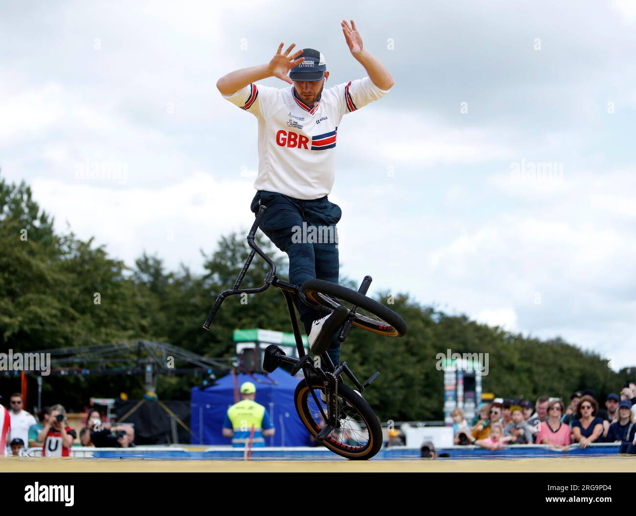 Great Britain's Matthew Hemmings in the BMX Freestyle Flatland Men ...