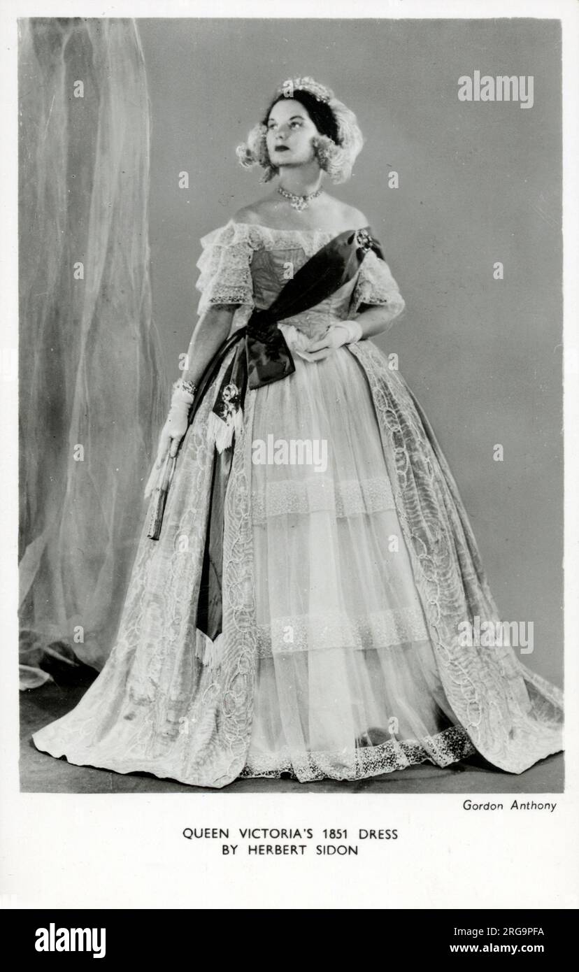 A Recreation Of Queen Victorias 1851 Dress Worn For The Opening Of