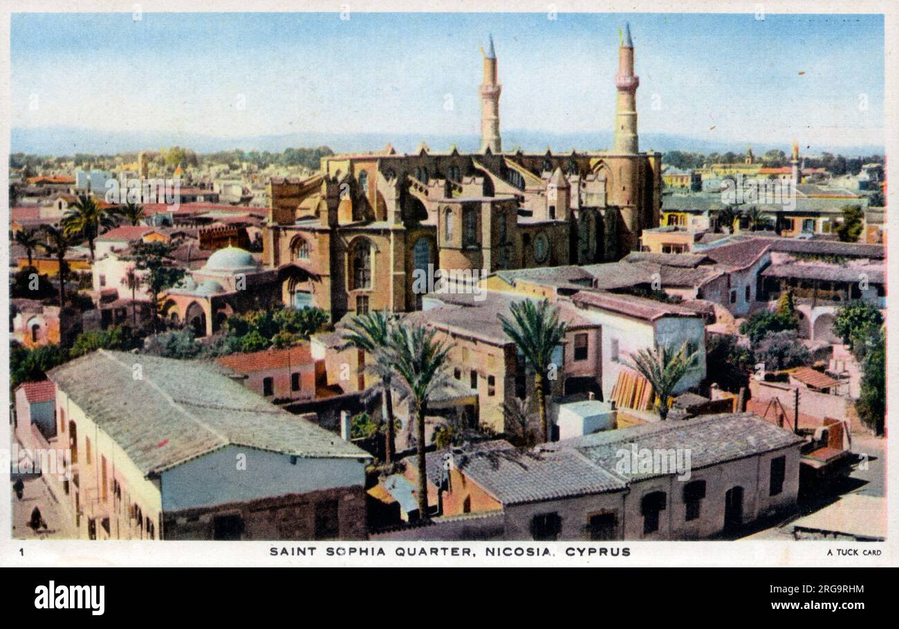 Saint Sophia Quarter - Nicosia, Cyprus Stock Photo - Alamy