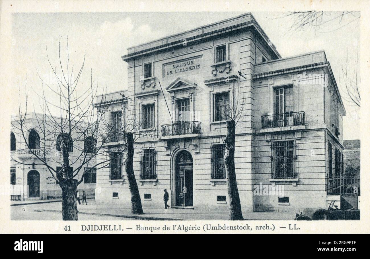 Jijel, Algeria - The Bank of Algeria (Banque de l'Algerie) building ...