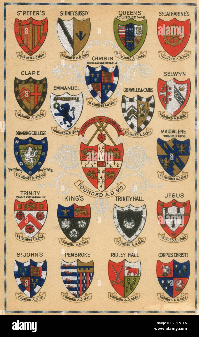 The Coats of Arms of the Principal Colleges of Cambridge University ... The Coats of Arms of the Principal Colleges of Cambridge University ...