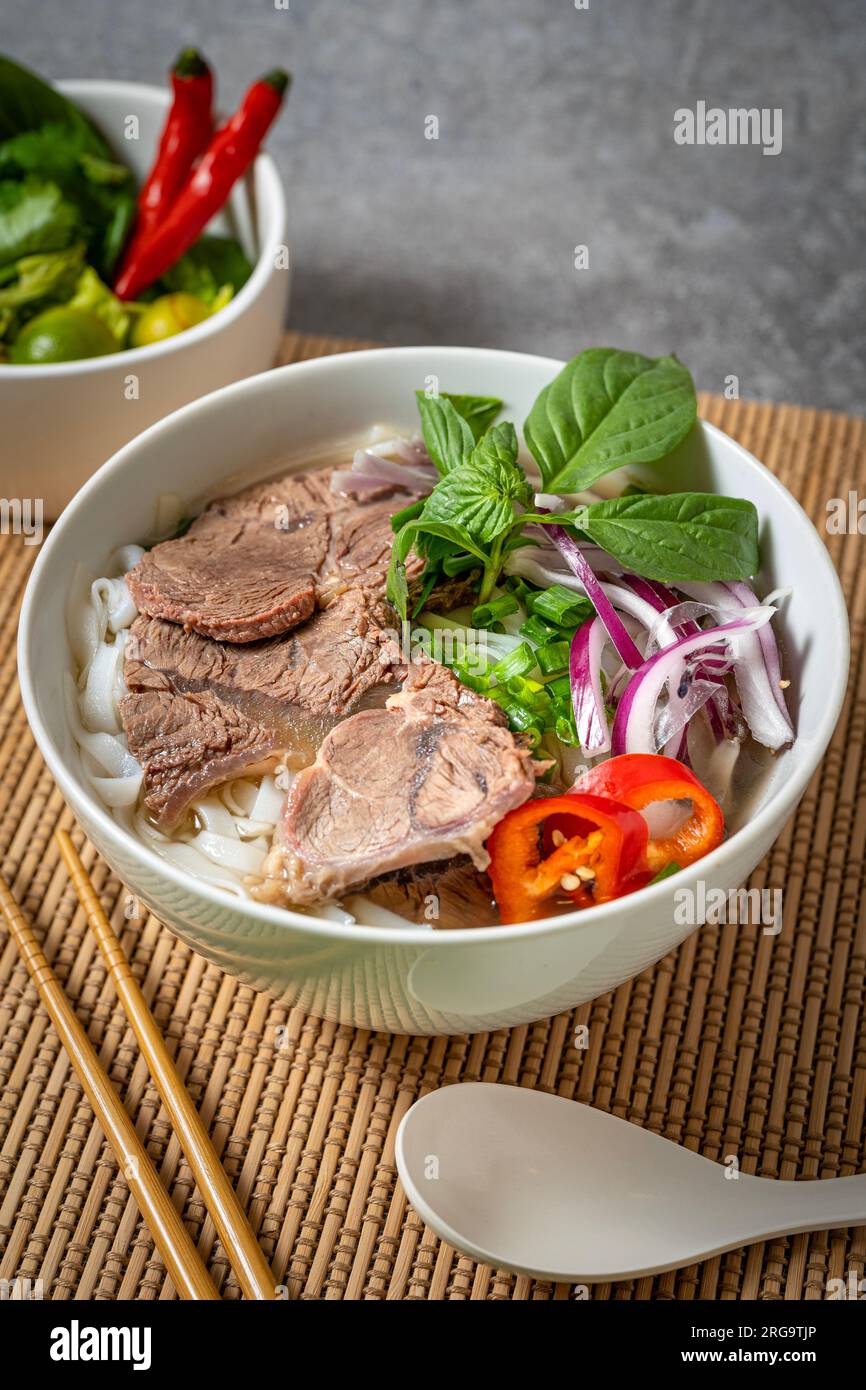 Vietnamese food cuisine menu hi-res stock photography and images - Alamy