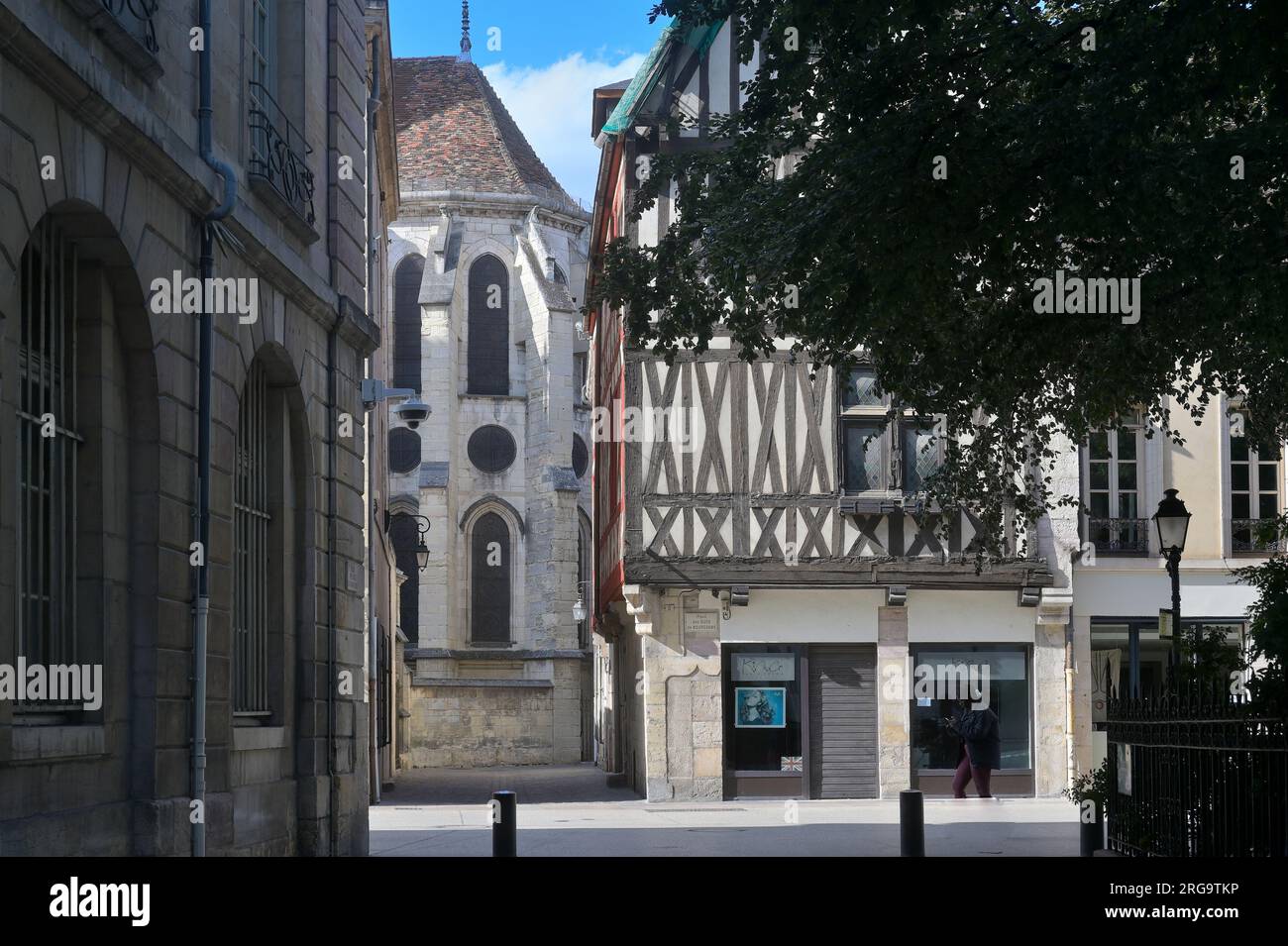 The historic city center, Dijon FR Stock Photo - Alamy
